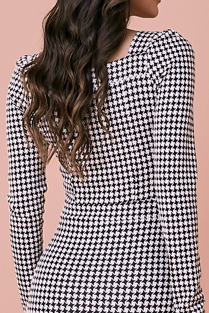 Vestido Off White Malha Estampa Exclusiva Michelle Tatá Martello