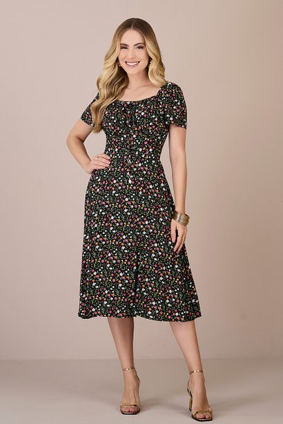 Vestido Preto Paloma Tatá Martello